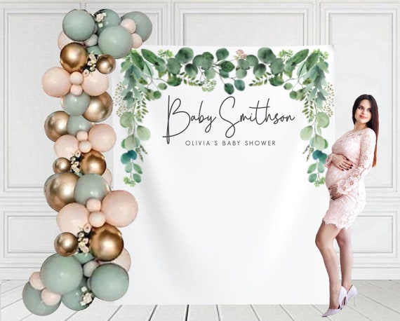 Baby Shower Decor Baby Shower Neutral Backdrop Photo Booth - Etsy