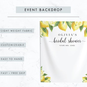 Bridal Shower Welcome Sign, Miss to Mrs Sign, Lemon Bridal Shower ...