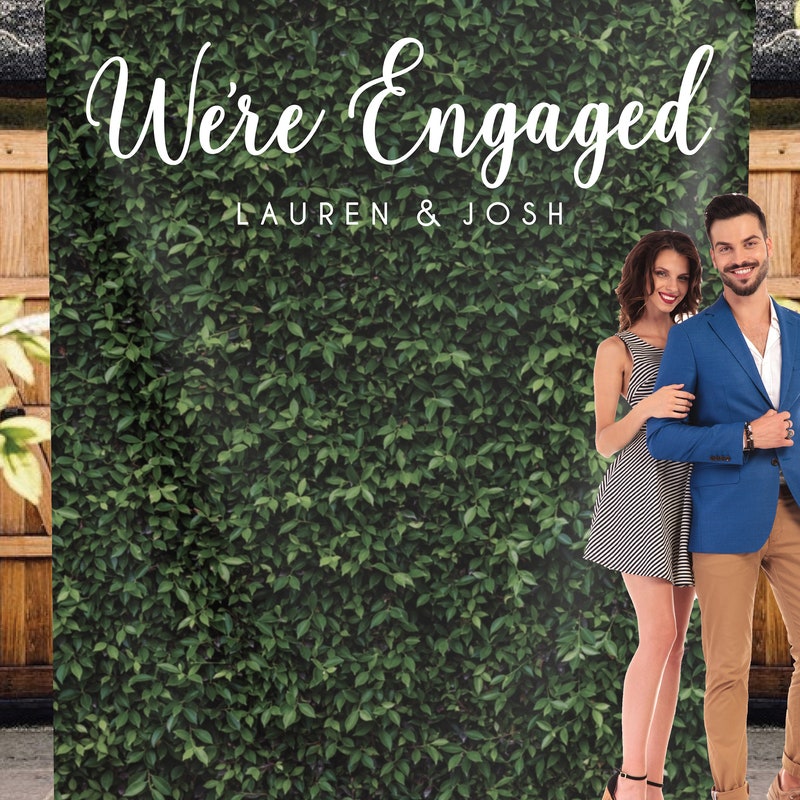 Engagement Backdrop - Etsy