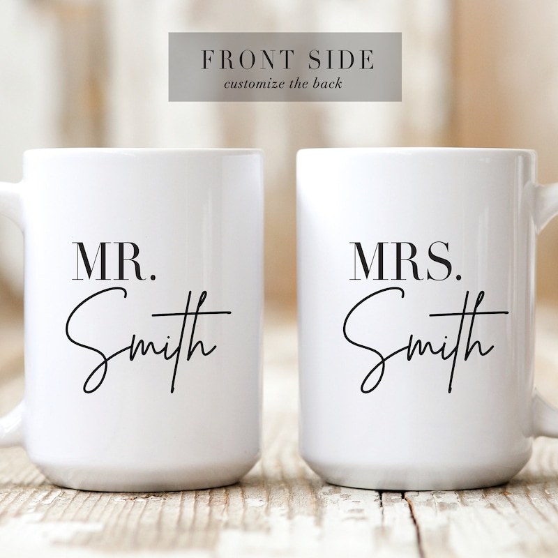 Mr Mrs Mugs - Etsy