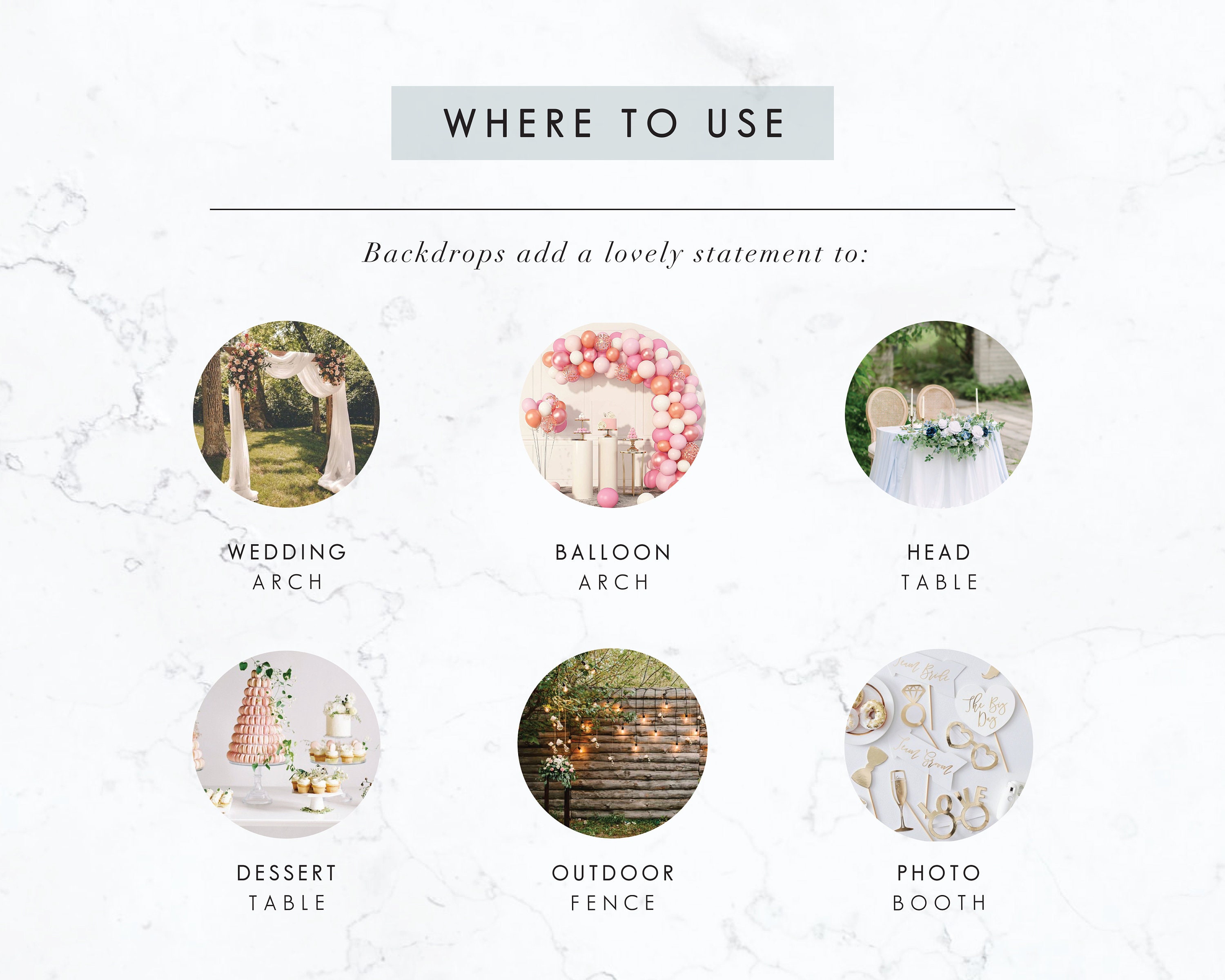 Wedding Backdrop for Reception Monogram Wedding Decor Photo - Etsy