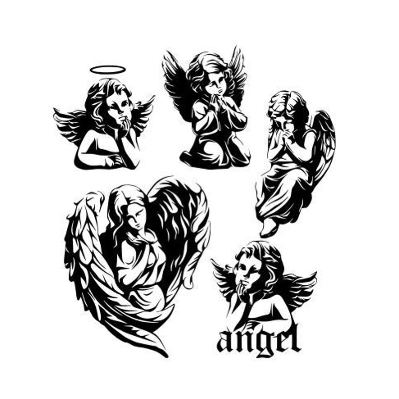 Angel Svg - Etsy