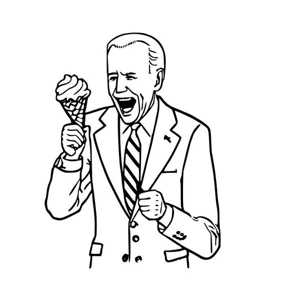 Biden Ice Cream Svg - Etsy