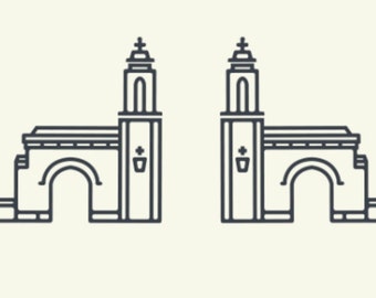 Sample Gates, Indiana University, Sample Gates Print, IU Art, by ...