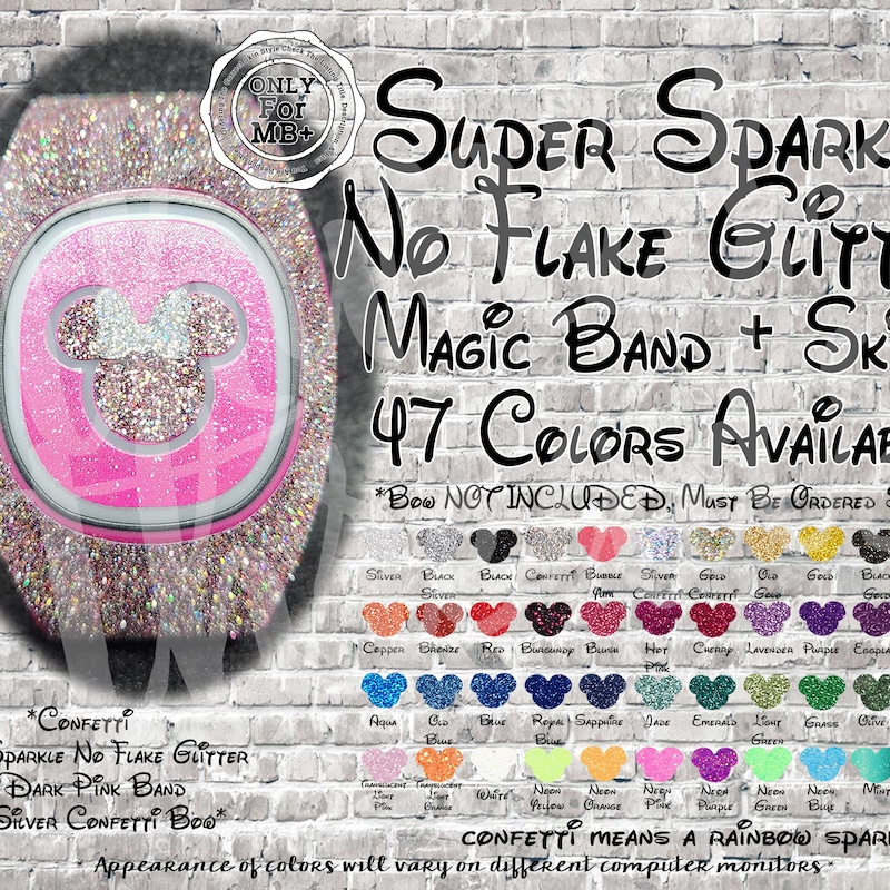Glitter for Magic Band - Etsy