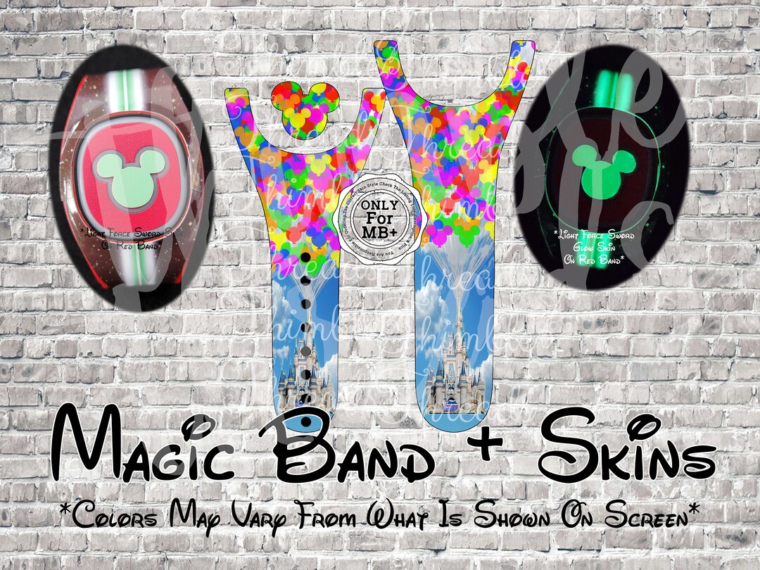 Ships 5/15 up and Away Castle Magic Band + Decal Skin | Only Fits MB+ ...