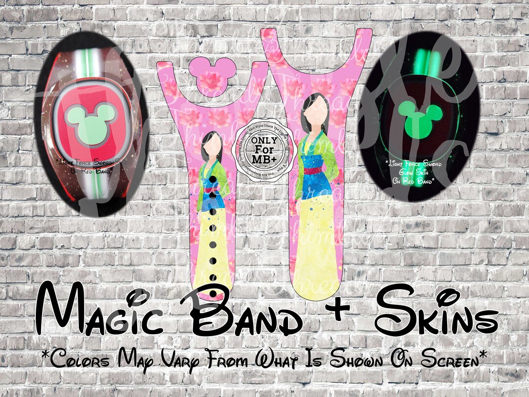 Warrior Princess Magic Band + Decal Skin | Only Fits MB+ | 3 Piece Wrap ...