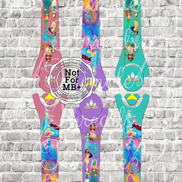 Princess Magic Band Skins - Etsy
