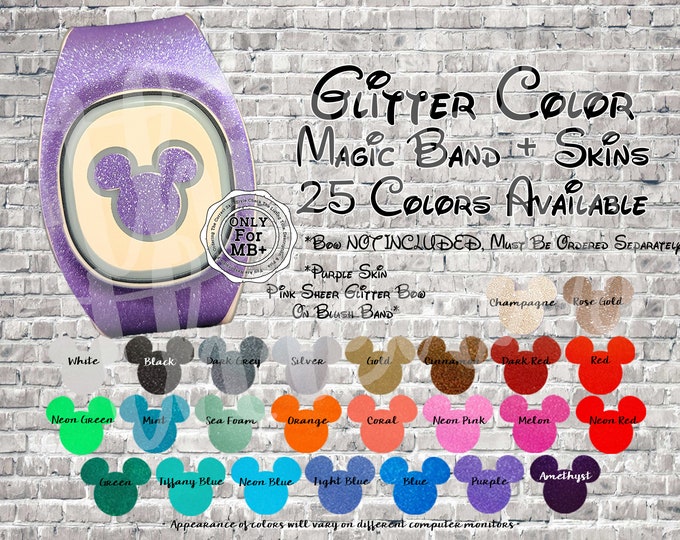 Disney Magic Band Decals OVER 40 DESIGNS - Etsy