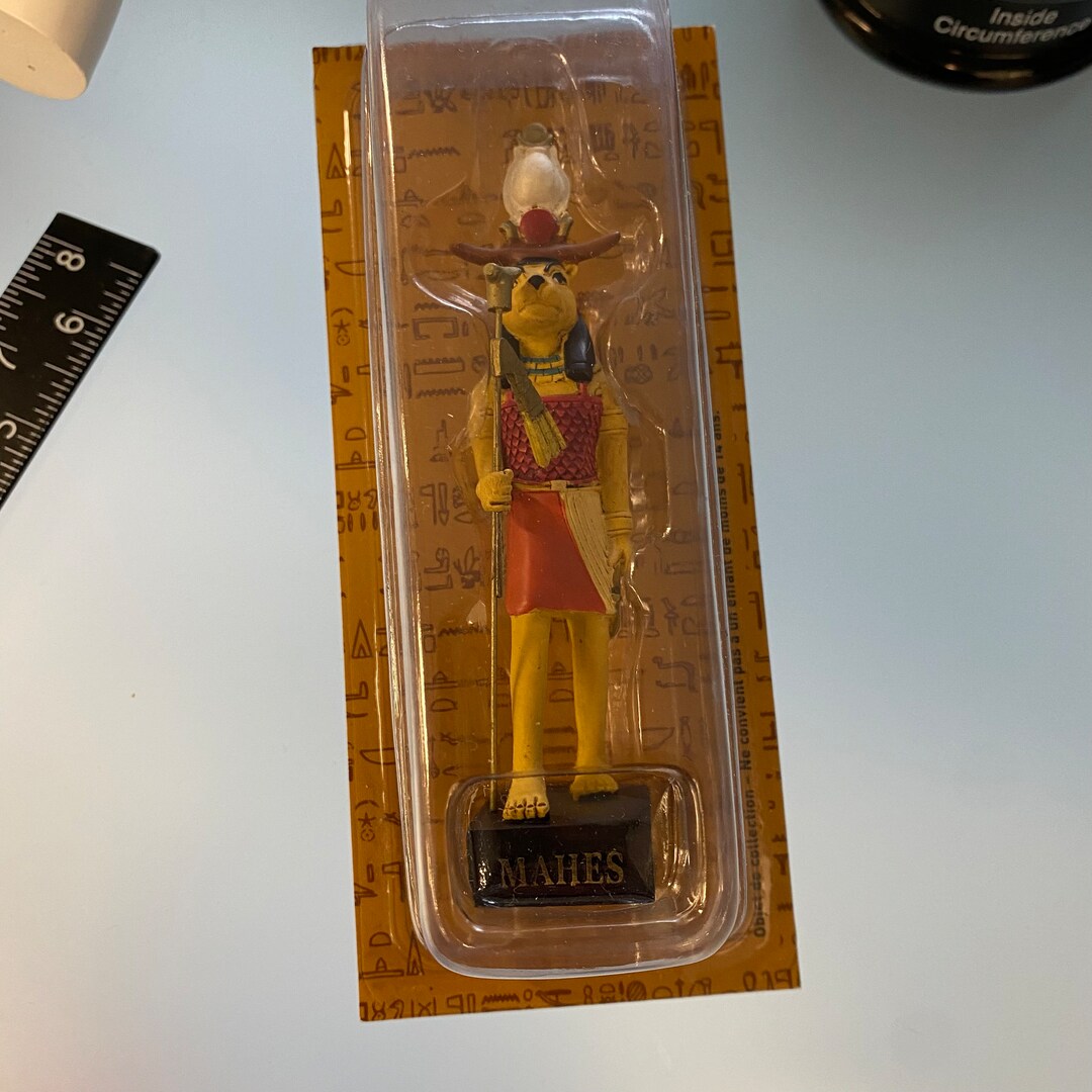 Egyptian God Mahes Figurine - Hachette Collection - Etsy