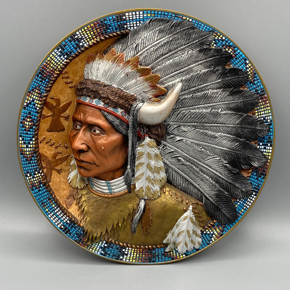 Bradford Exchange CRAZY HORSE Tashunke Witko Decorative | Etsy