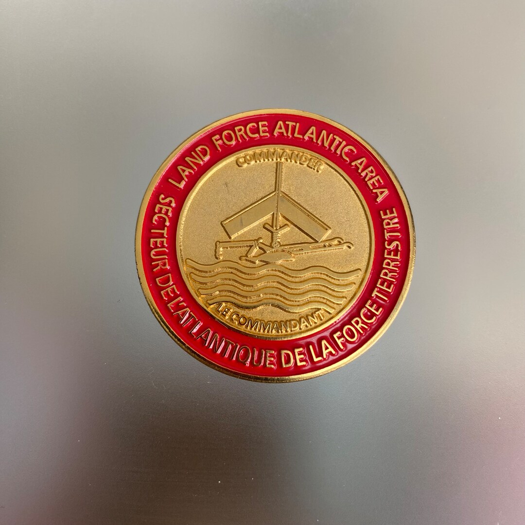 Vintage Canadian Commander Land Force Atlantic Area Medal - Etsy
