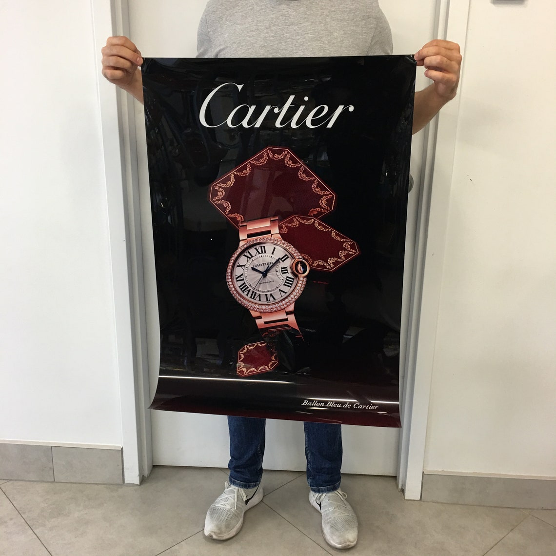 Cartier Werbung Poster Calibre De Cartier Hinterleuchtet Film | Etsy