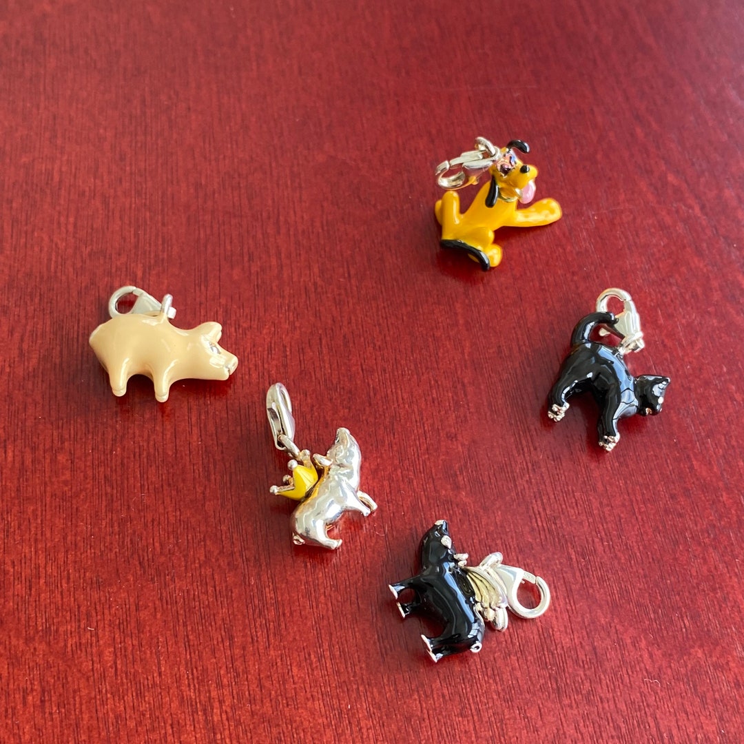 Vintage Thomas Saboenamel Animal Charms Disney Pluto Dog Thomas Sabo ...