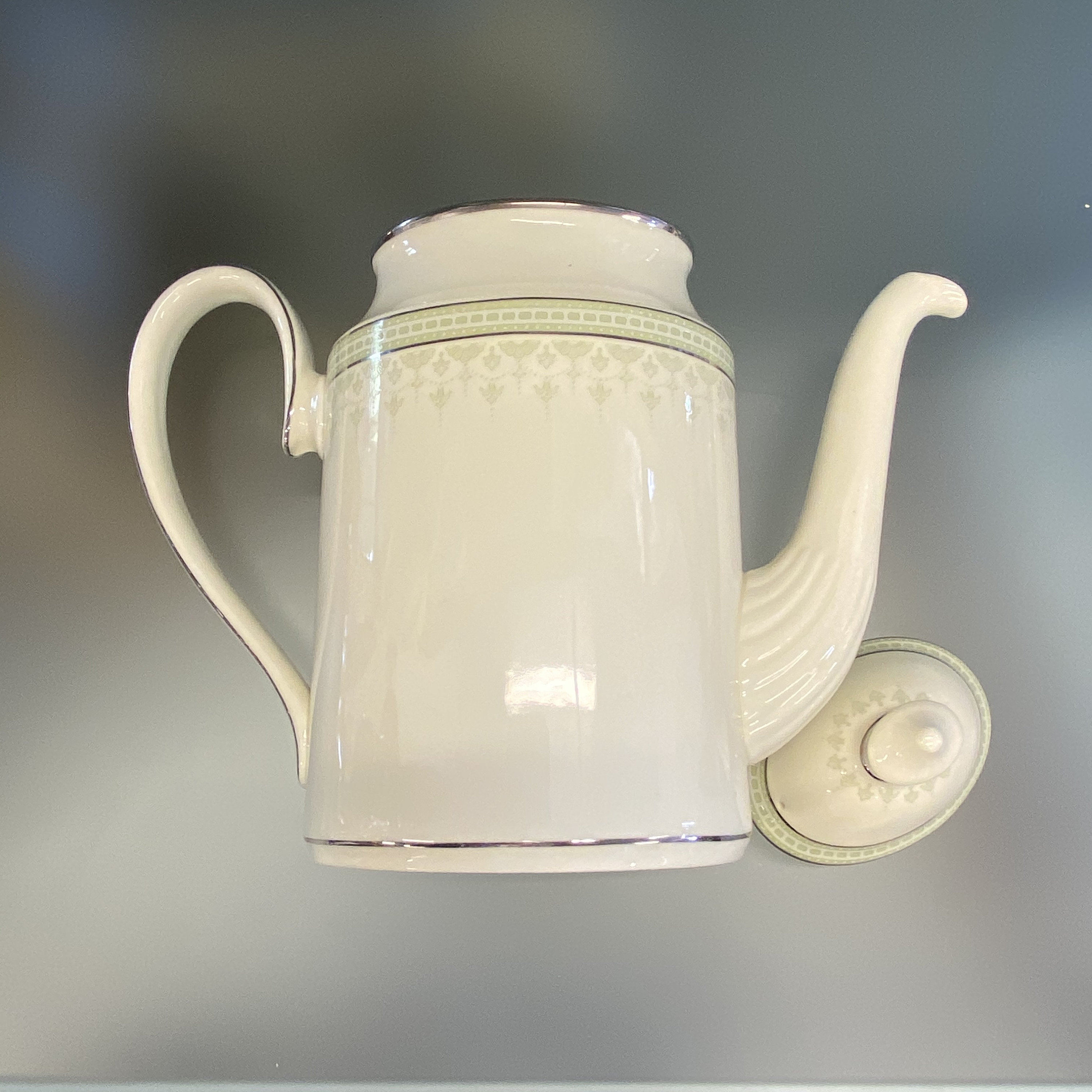 Minton Portland Pattern Coffee Pot & Lid Minton Fine Bone China Pale ...
