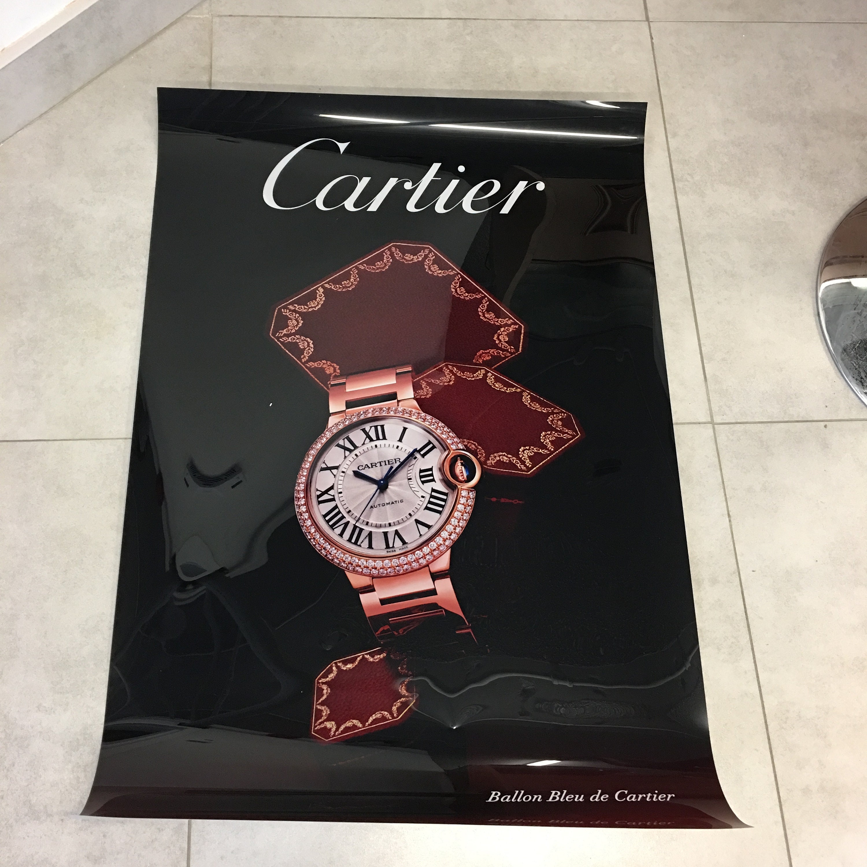 Cartier Werbung Poster Ballon Blue de Cartier Vintage | Etsy