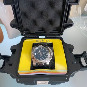 Invicta Reserve Excursion Men's Chronograph Watch: Black Dial ...