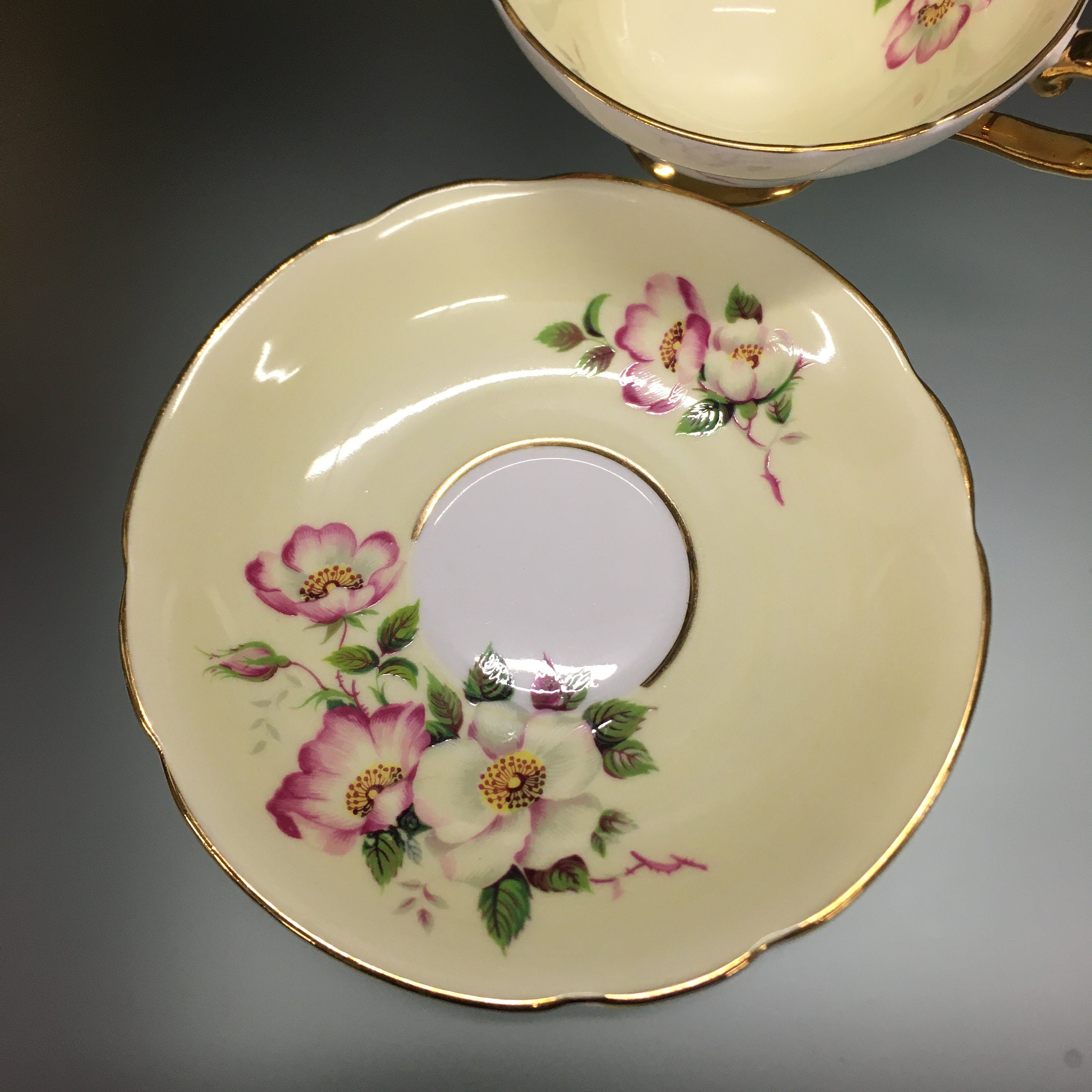 Vintage Stanley Fine Bone China Tea Cup Made in England Est 1875 Yellow ...