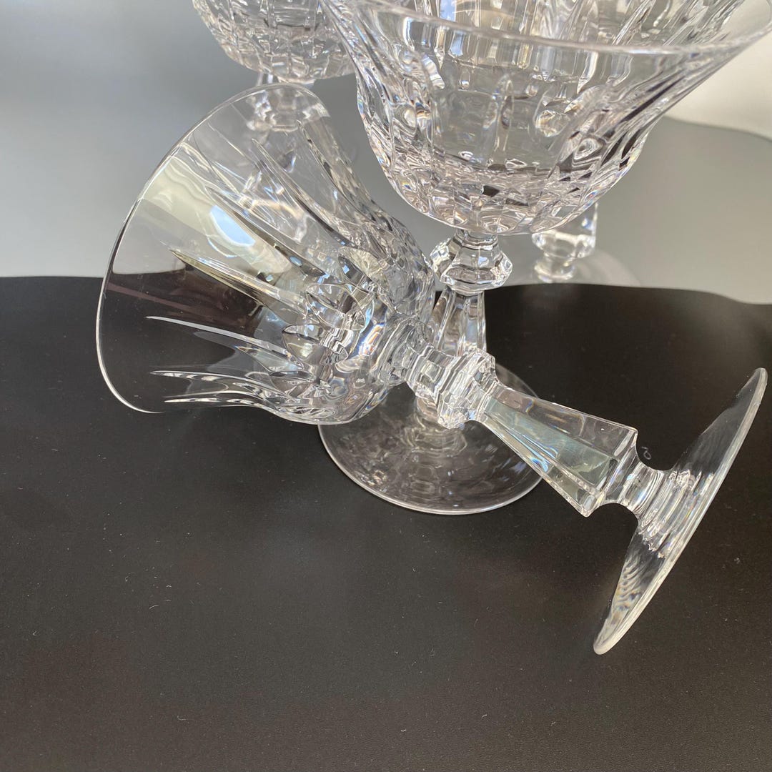 Vintage Val St Lambert Champagne Glasses: Tall Sherbet, Glendale ...