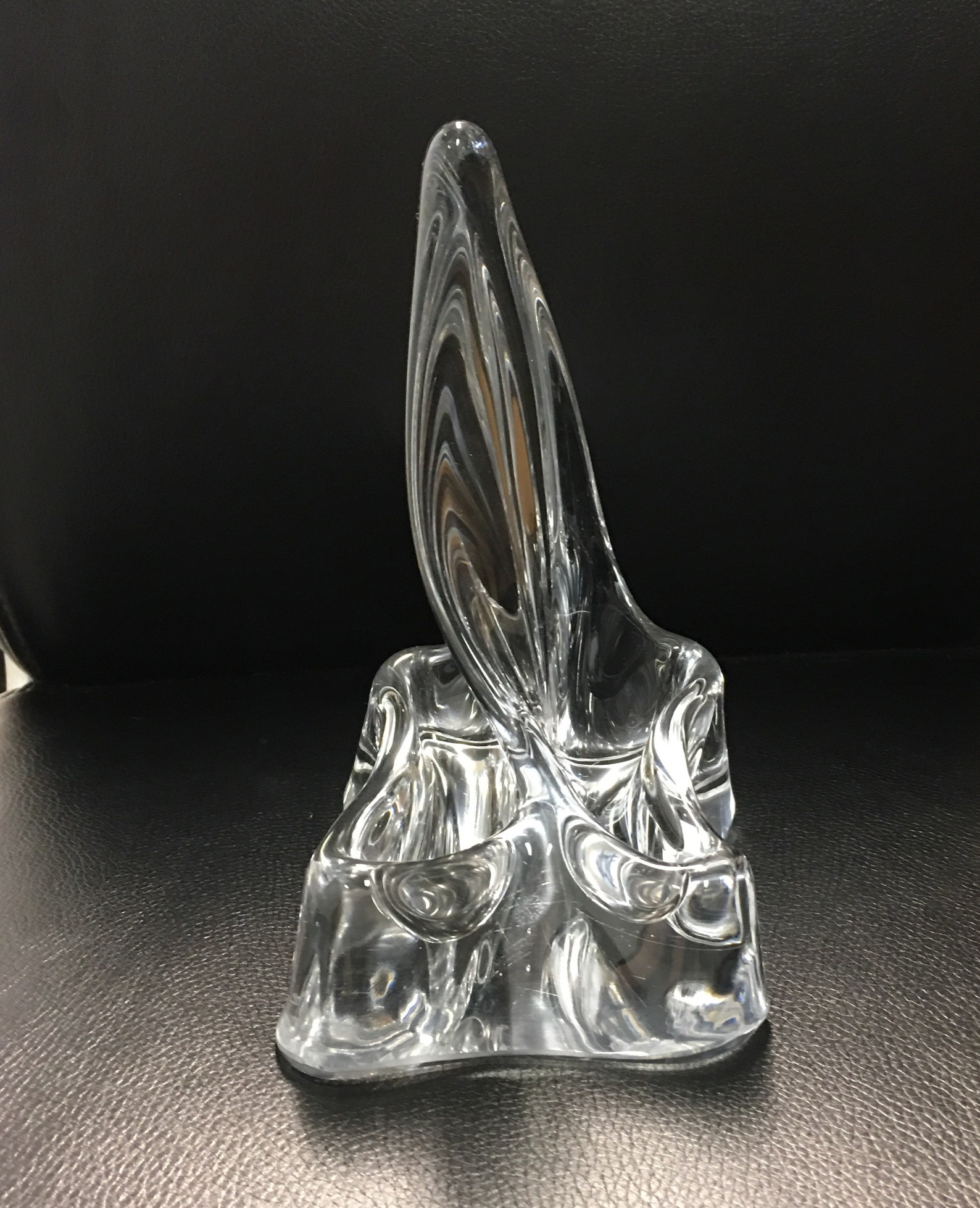 Bayel Crystal Yacht Art Glass Bayel France Free Form Sail Boat - Etsy