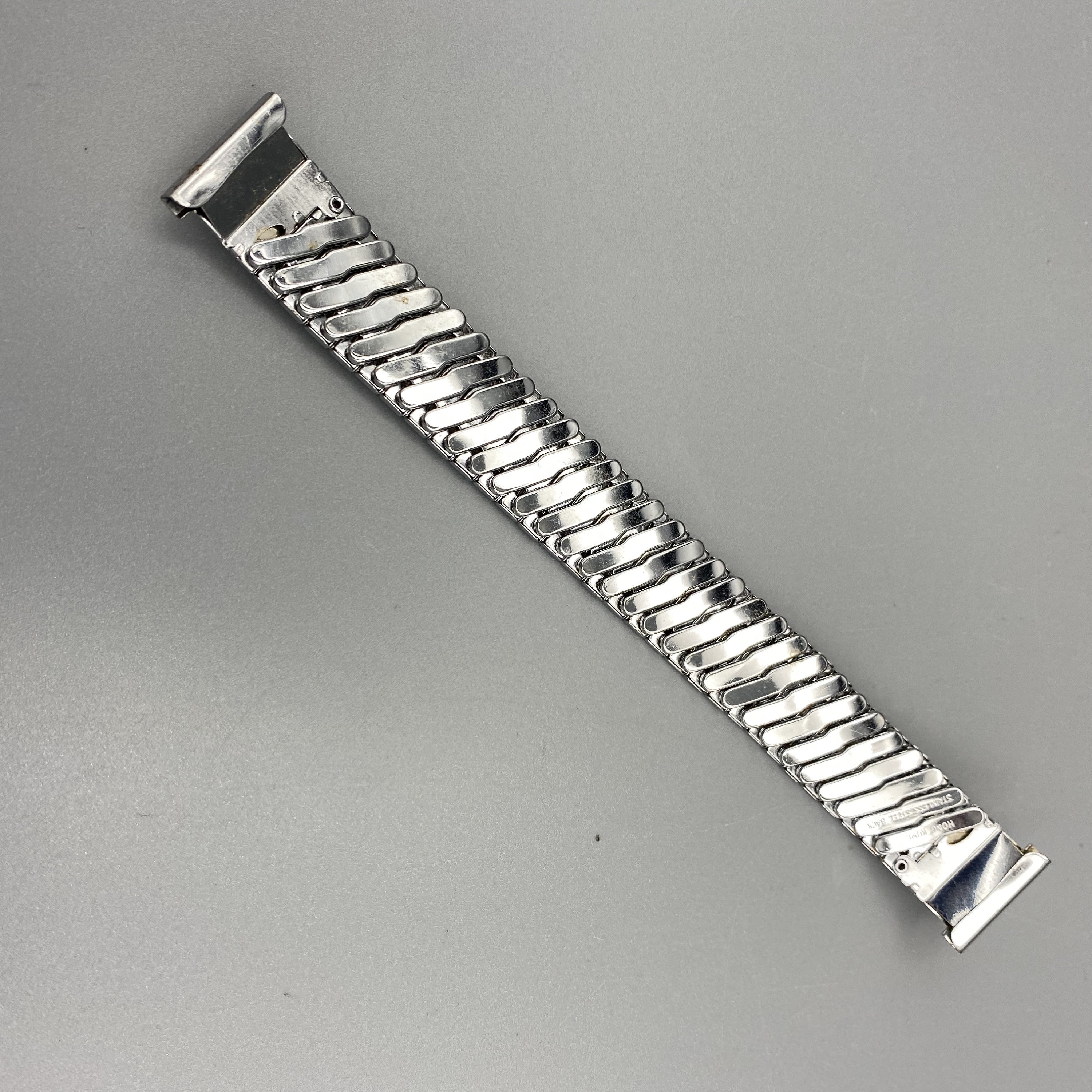 Expandable Watch Strap Silver Tone Watch Band Stainless Steel | Etsy