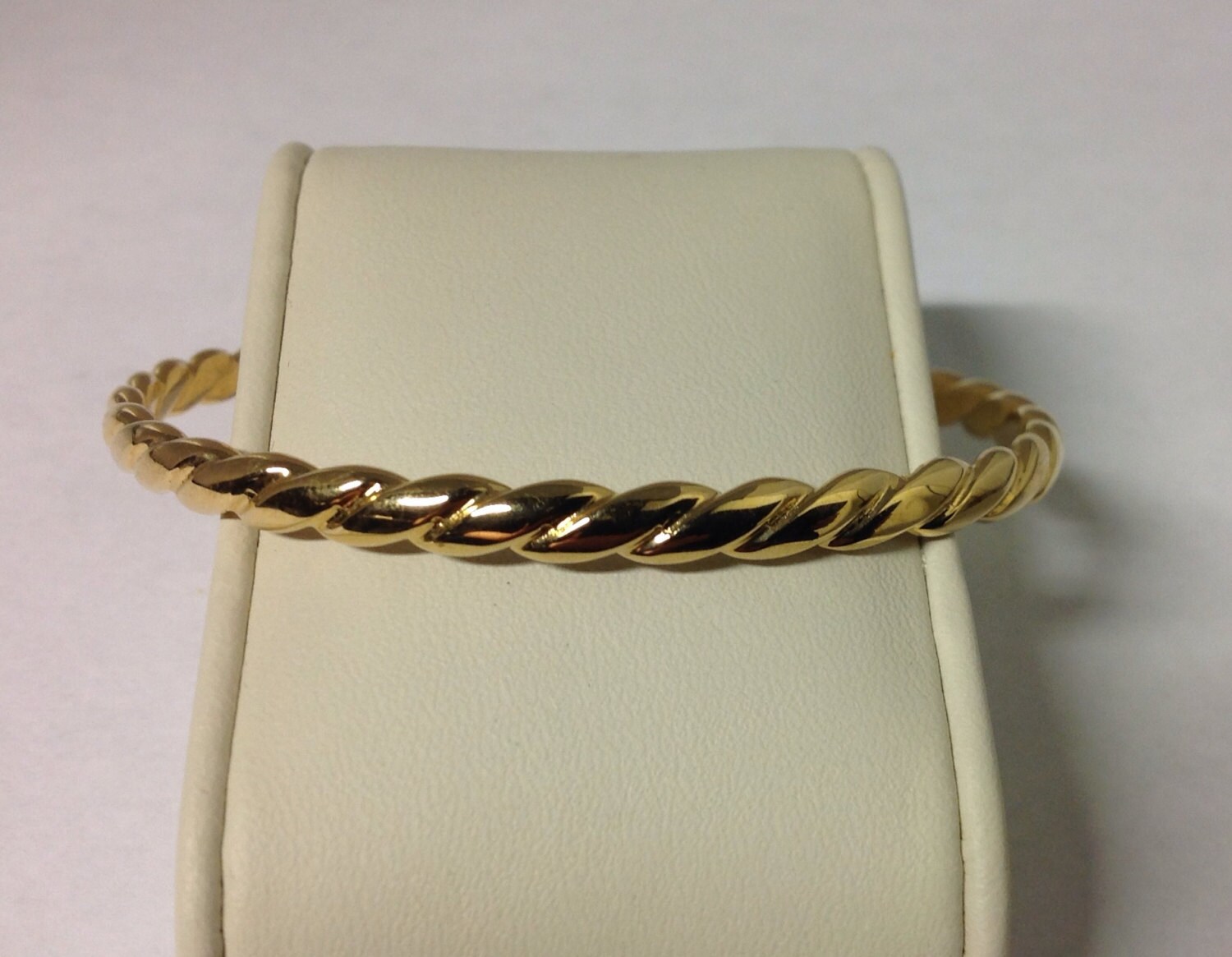 Twist Rope Bangle Fashion New Old Stock Elegant Classic Gold - Etsy UK