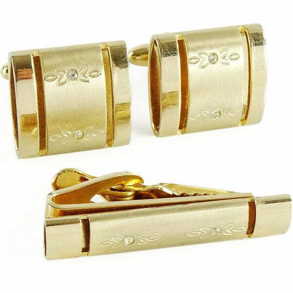 Vintage Cufflink Set - Etsy