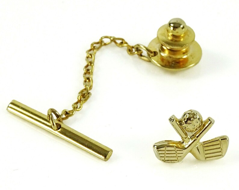 Vintage Golf Tie Tack Pin Golfer Mens Jewelry - Etsy