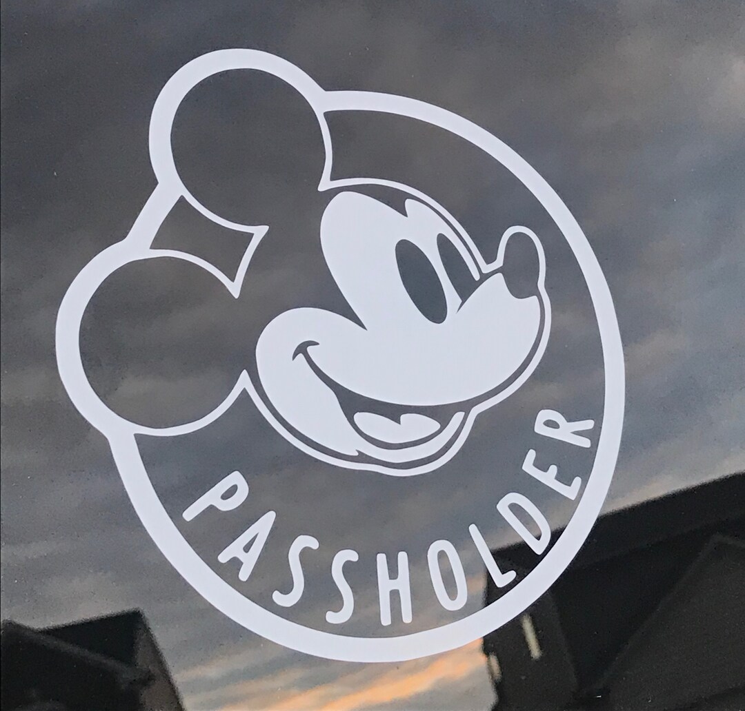 Disney Annual Passholder Decal - Etsy