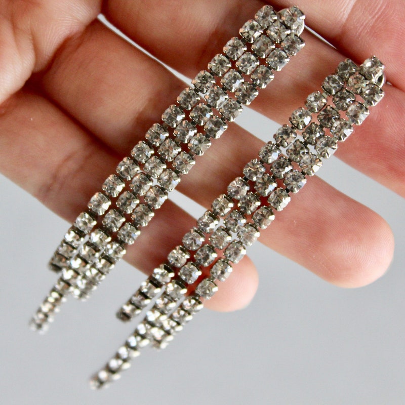 Crystal Earrings - Etsy