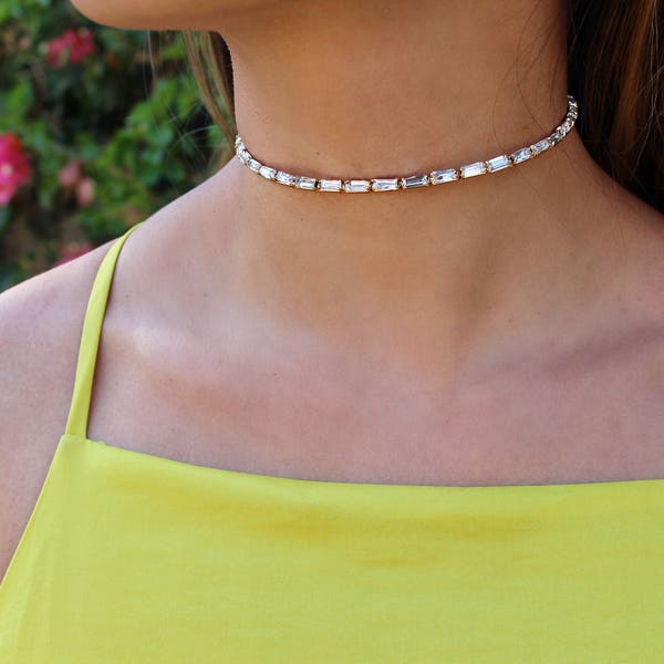 Crystal Choker - Etsy