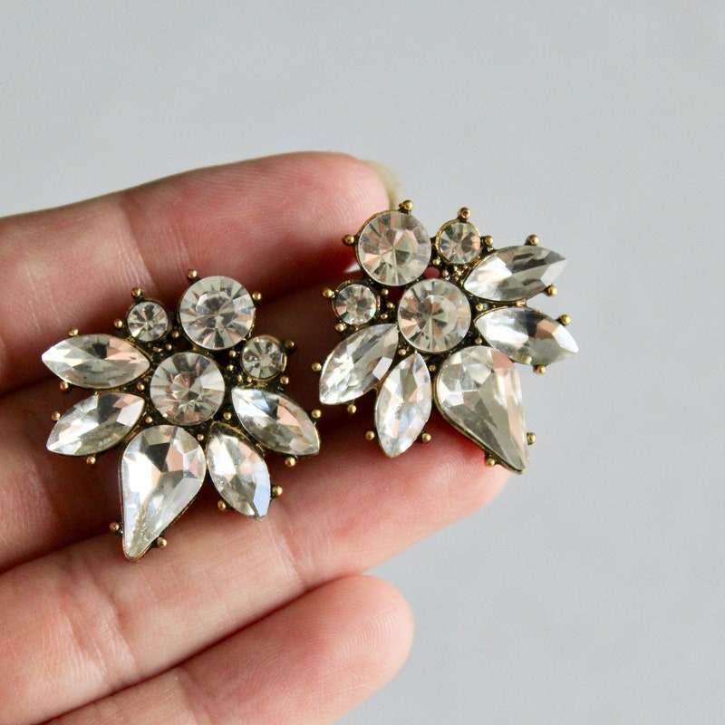 Cluster Earrings - Etsy