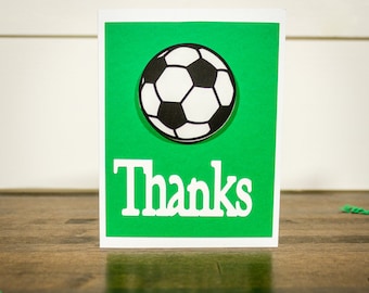 PRINTABLE SOCCER Thank You Card for the Soccer Coach of Your - Etsy