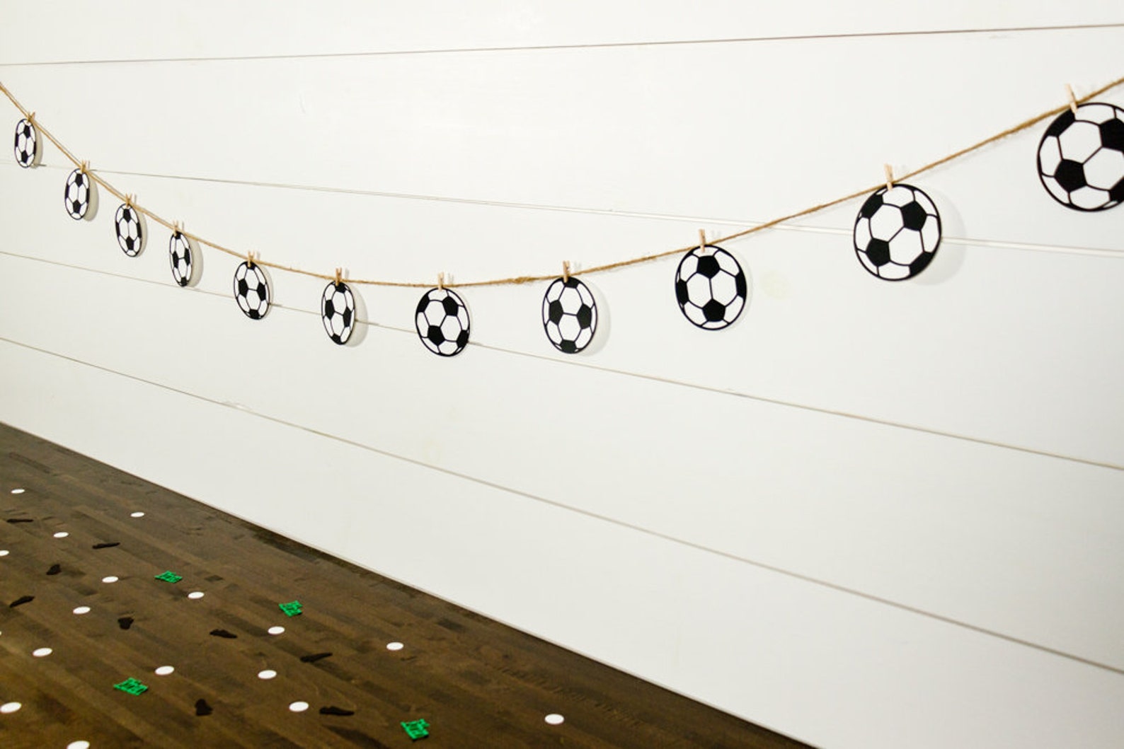 Soccer Garland Banner - Etsy