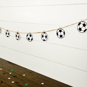 Soccer Garland Banner - Etsy