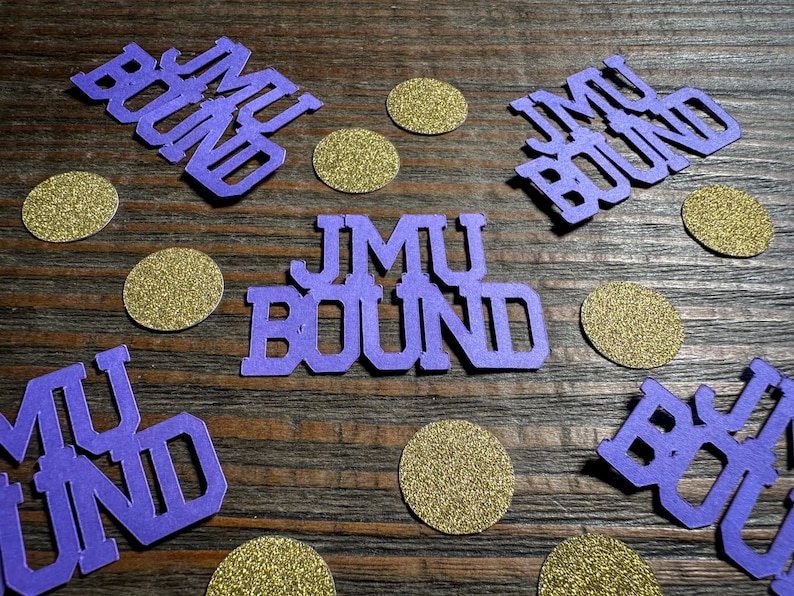 College Bound Initial Confetti – 100-piece Personalized Set for ...