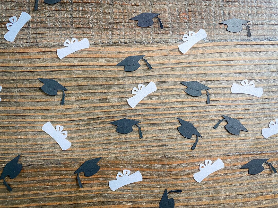 Graduation Cap and Diploma Graduation Confetti - Etsy