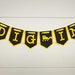 Yellow and Black Construction Dig in Banner - Etsy