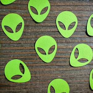 Green Alien Party Confetti - Etsy