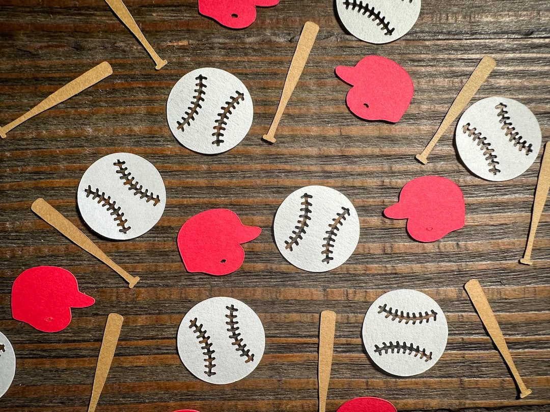 Baseball Party Confetti - Etsy