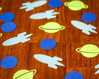 Personalized Space Party Confetti | Etsy