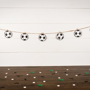 Soccer Garland Banner - Etsy
