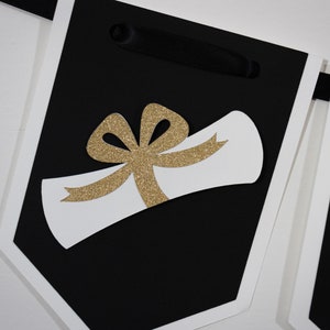 2025 Black and Gold Personalized Graduation Banner - Etsy