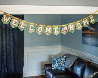 Welcome Home Navy Banner — Welcome Home Banner, Military Banner, US ...