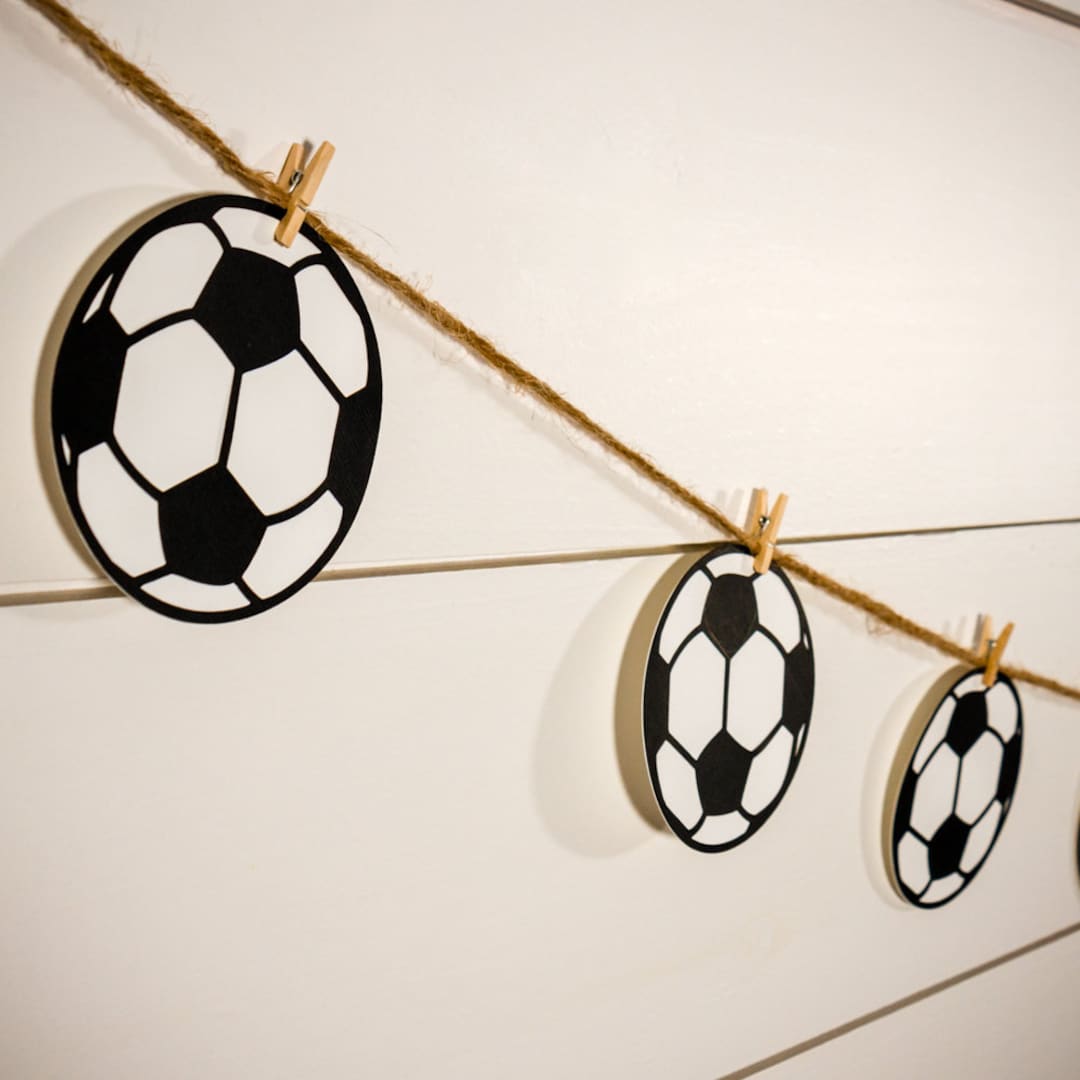 Soccer Garland Banner - Etsy