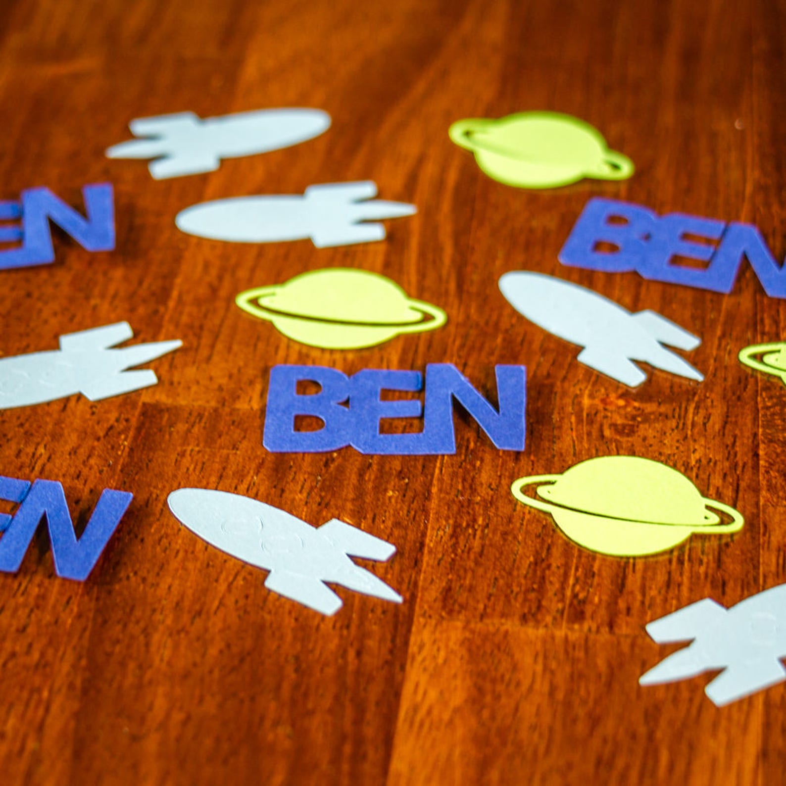 Personalized Space Party Confetti - Etsy