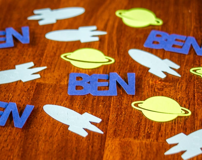 Personalized Space Party Confetti - Etsy