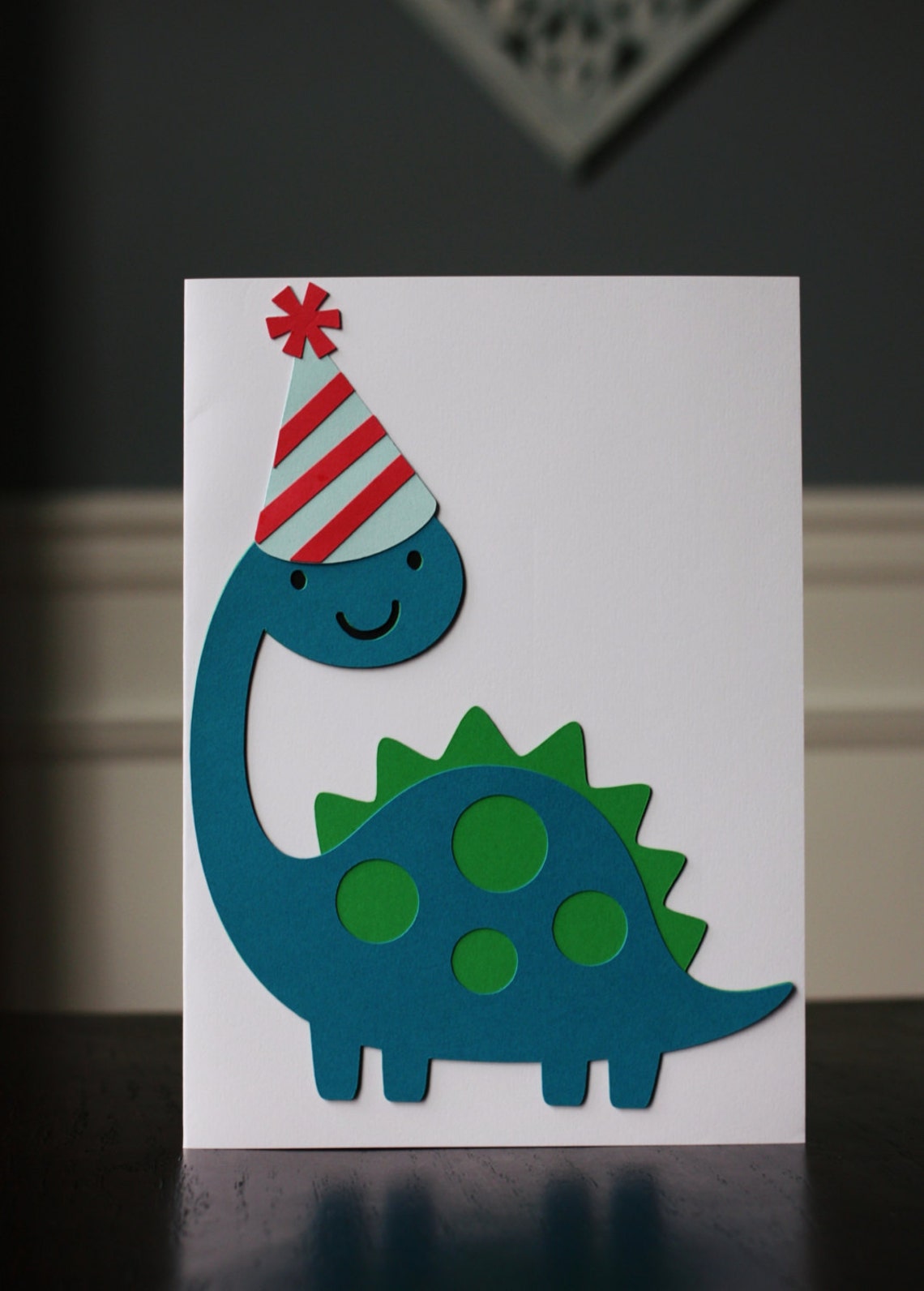Dinosaur Birthday Card - Etsy