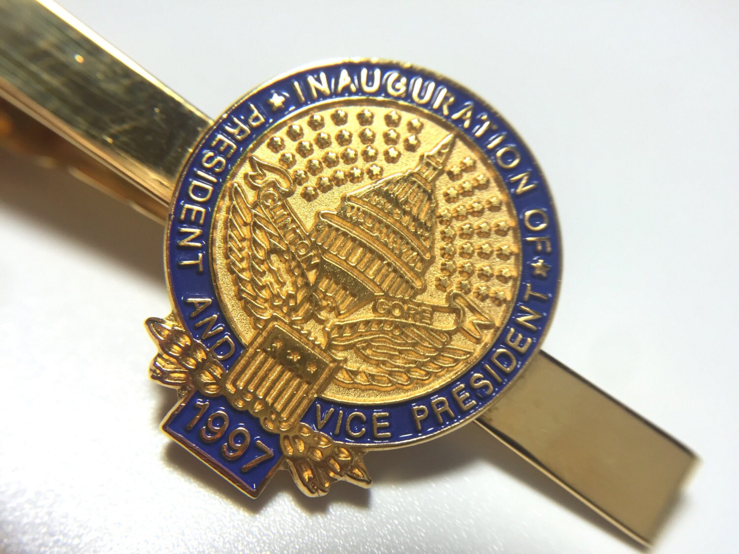 Bill Clinton Inauguration Presidential Enamel Tie Bar Tie Clip - Etsy