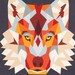 Wolf Abstractions Paper Piecing Pattern - Etsy